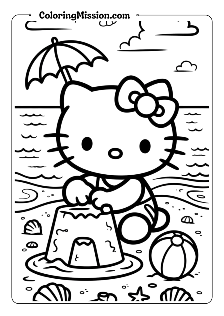 Hello Kitty Coloring Pages (20 Free PDF Printables)